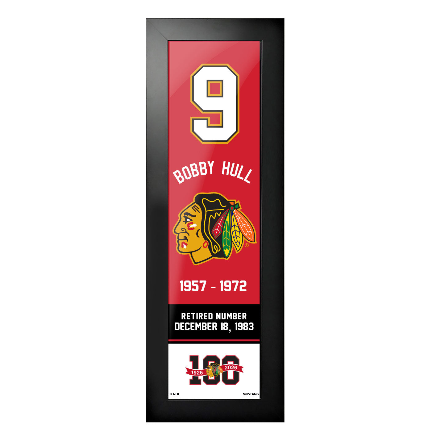 Chicago Blackhawks Centennial Frame Bobby Hull – CBH Shop