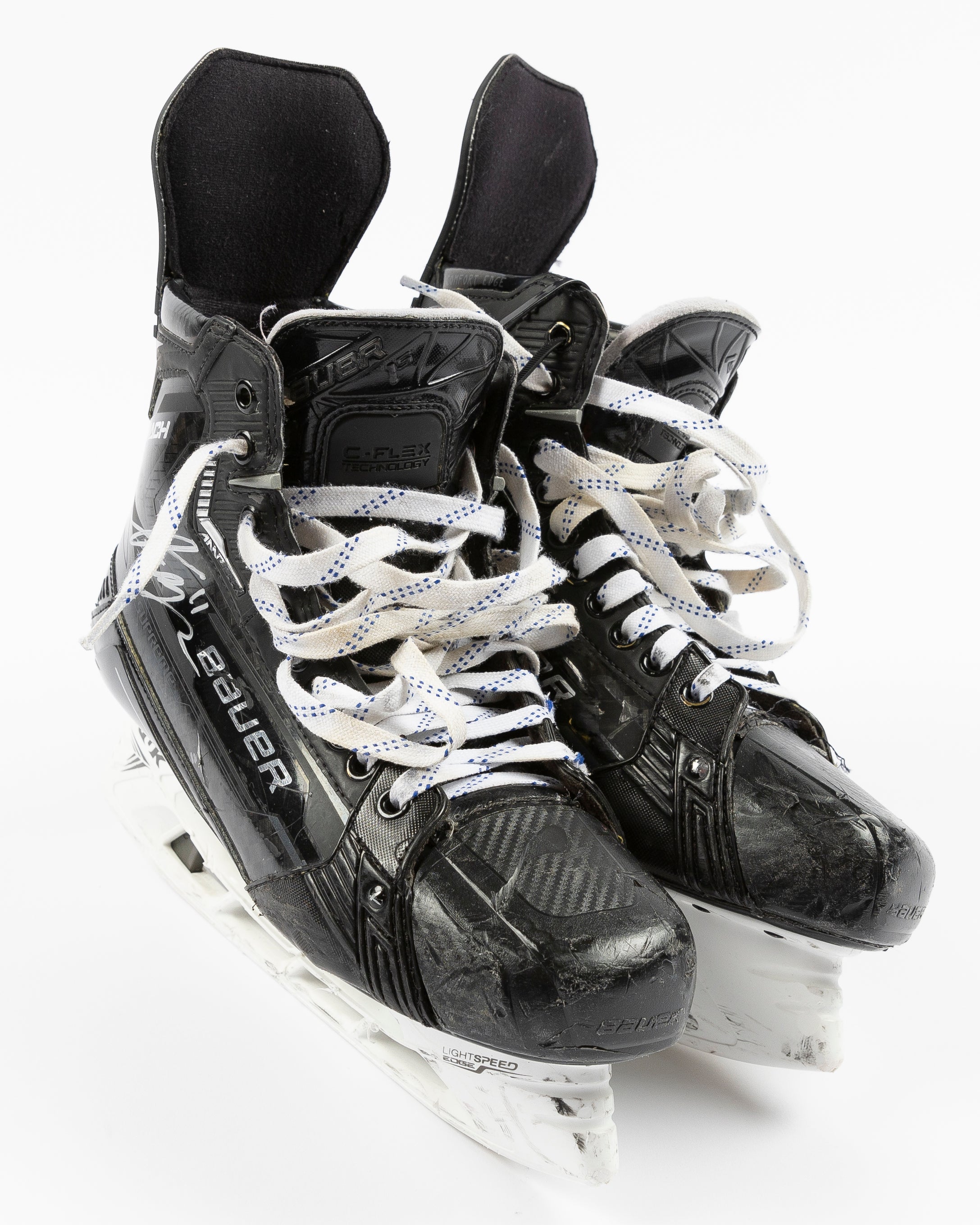 Signed Taylor Raddysh Game-Used Skates 13760 – CBH Shop