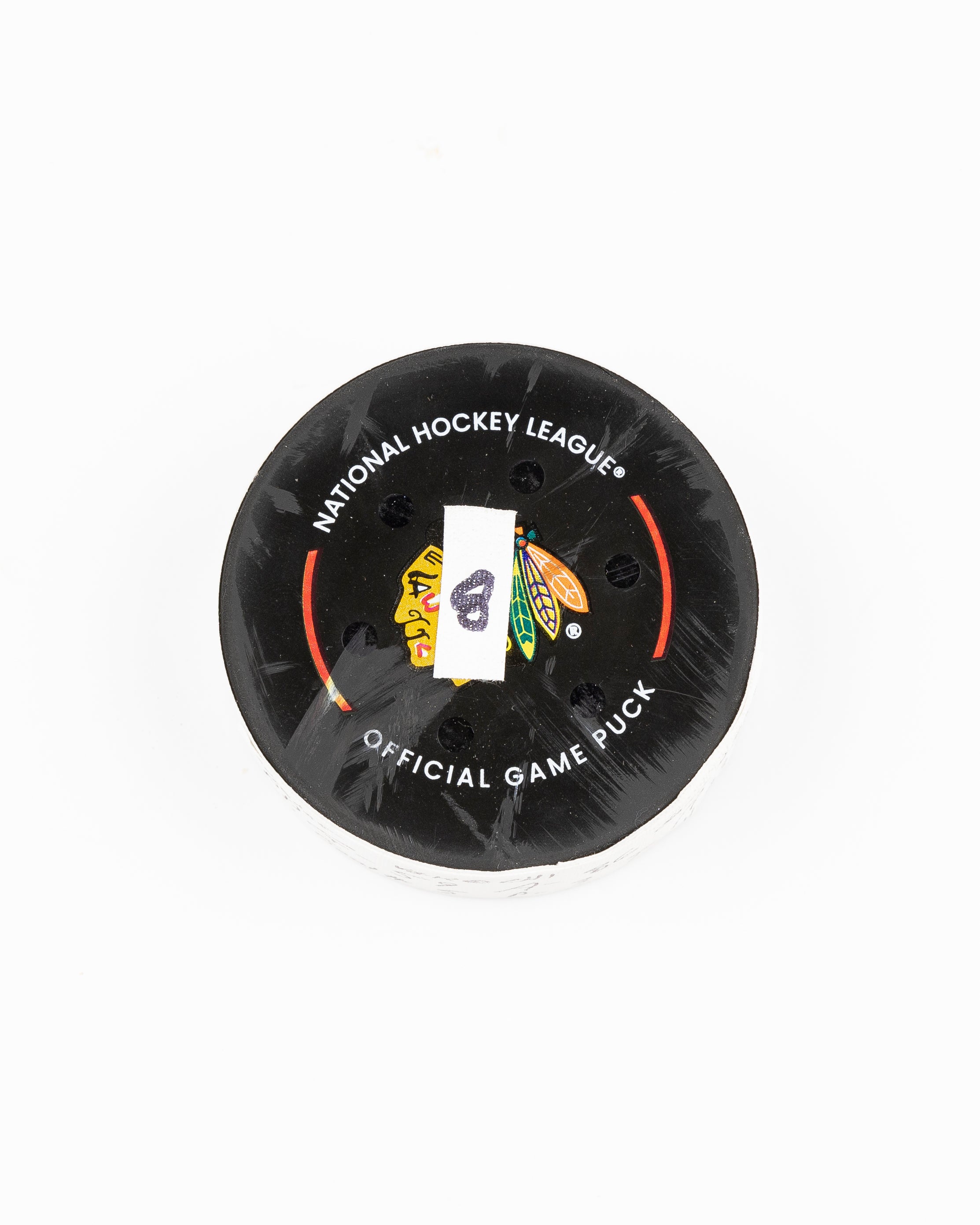 Tyler Bertuzzi Game-Used Goal Puck 1/18/25 16869 – CBH Shop