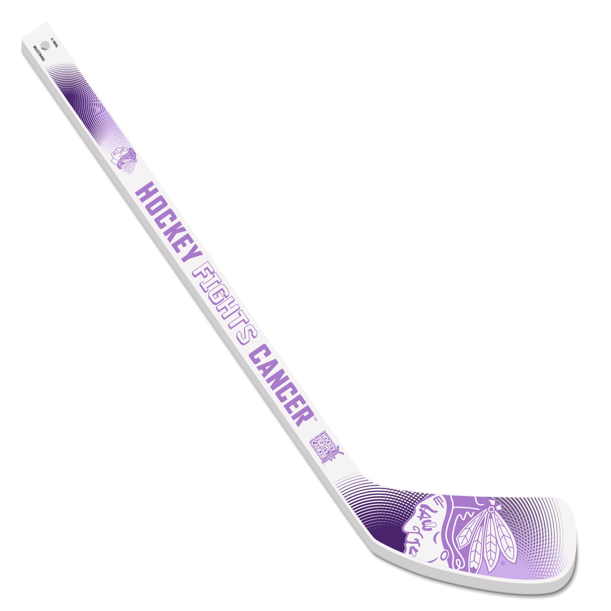 Chicago Blackhawks Hockey Fights Cancer Mini Stick – CBH Shop