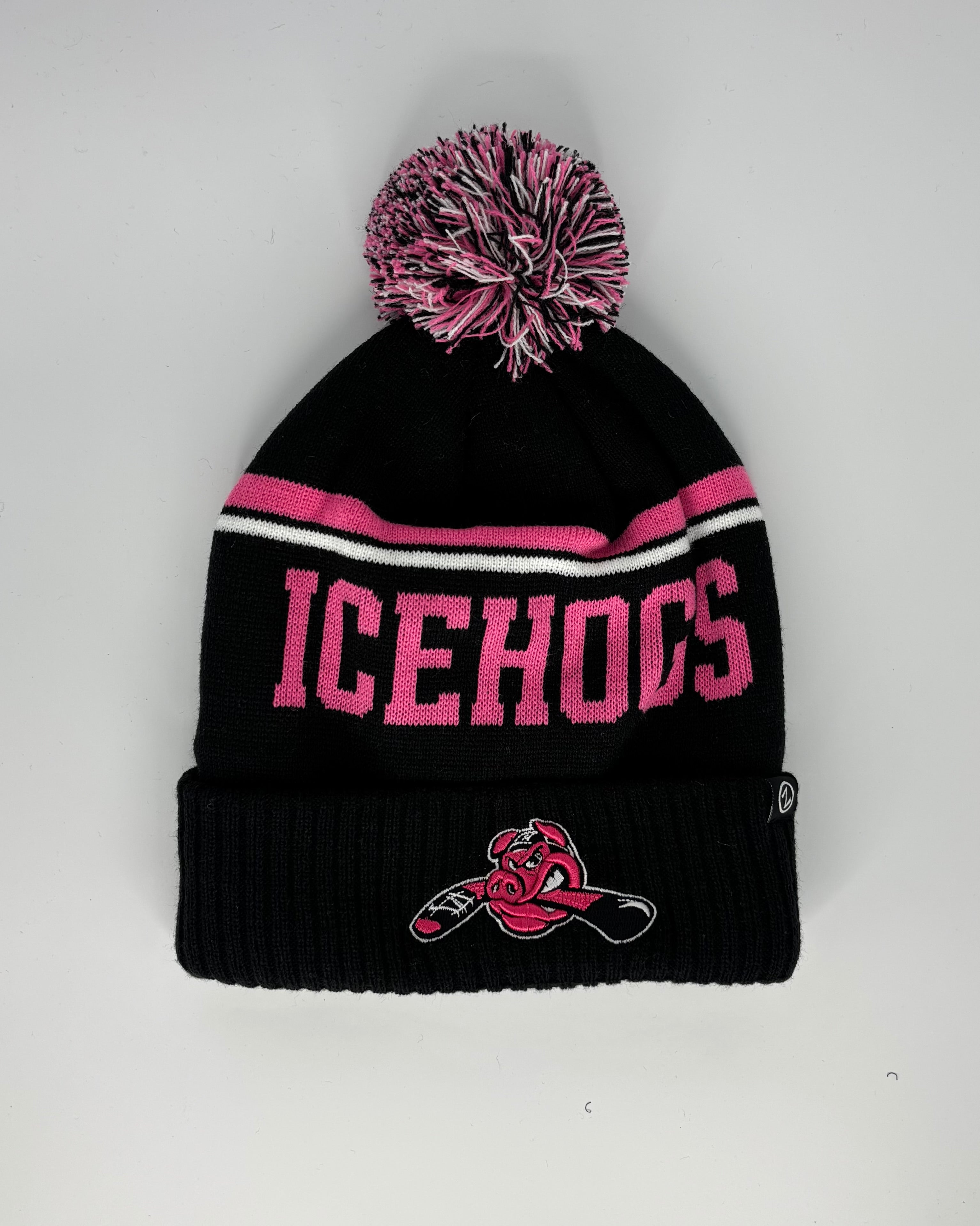 Rockford IceHogs Zephyr Pink Knit Hat – CBH Shop