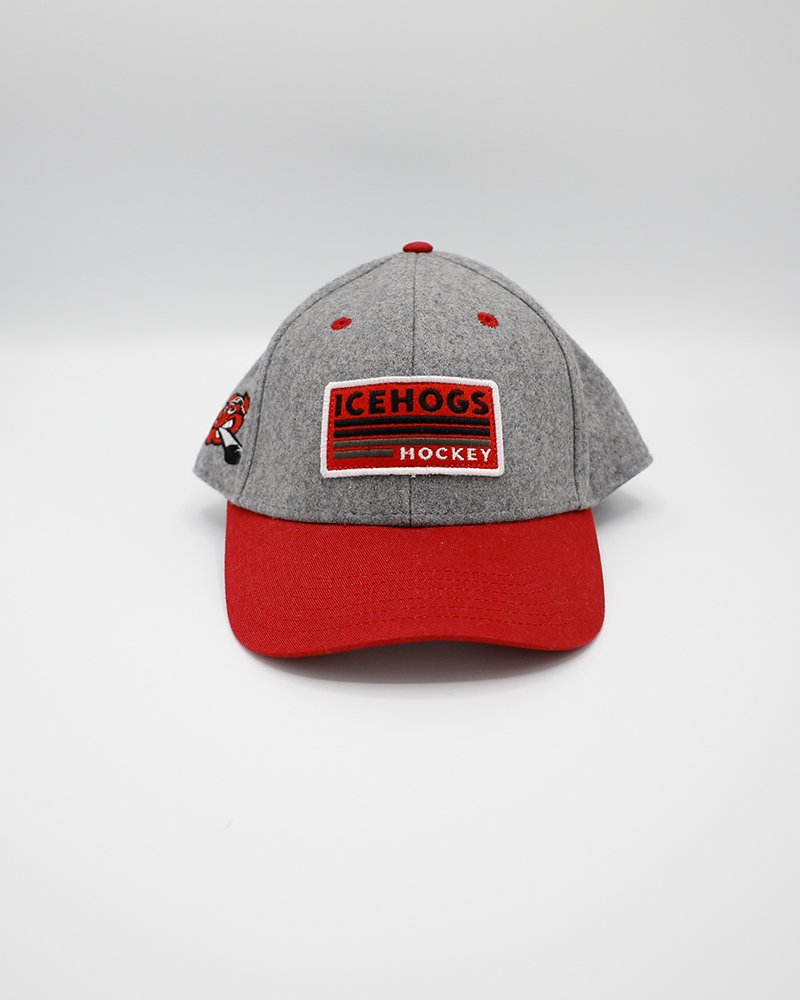 Rockford IceHogs Legacy Red and Grey Adjustable Hat – CBH Shop