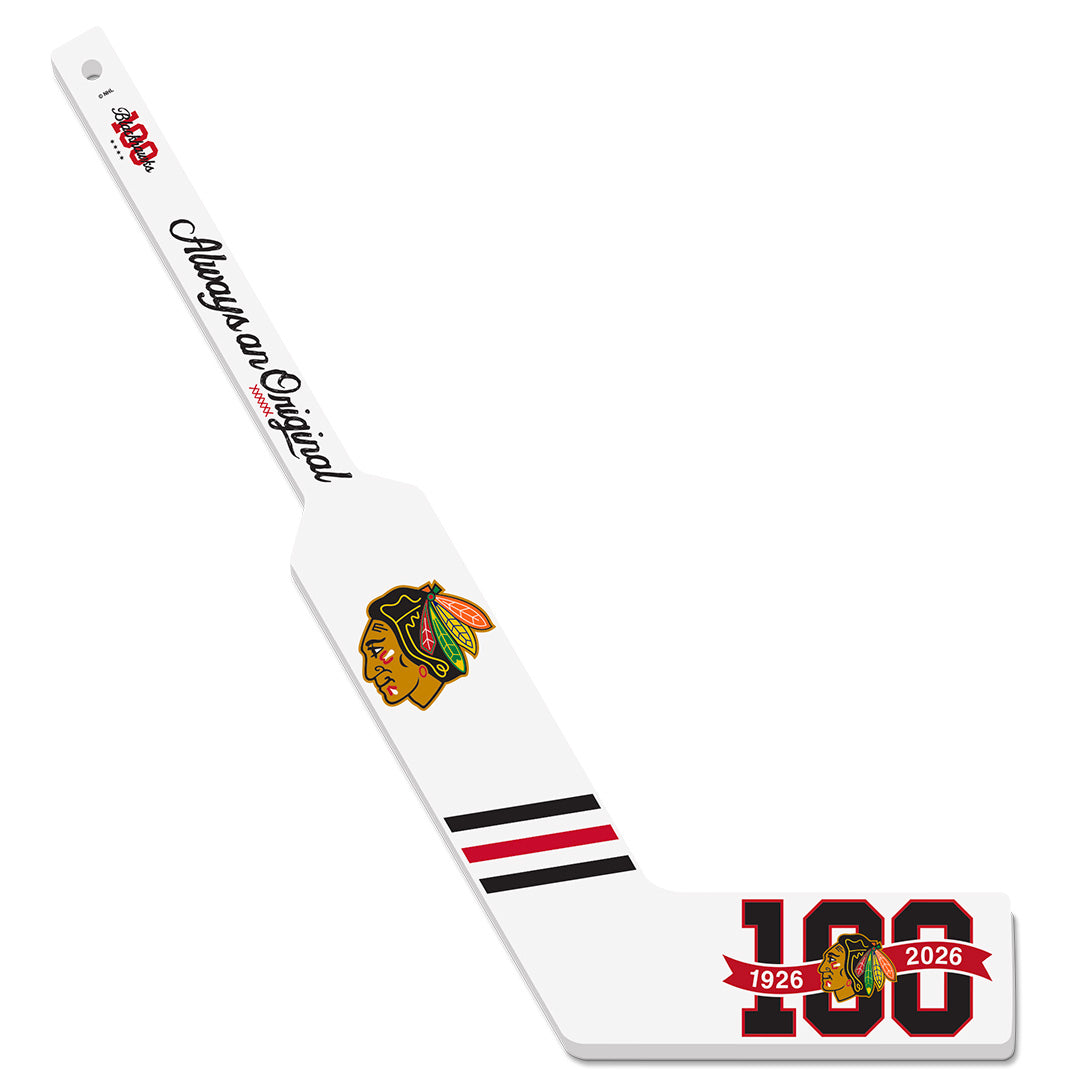 Chicago Blackhawks Centennial Goalie Mini Hockey – CBH Shop