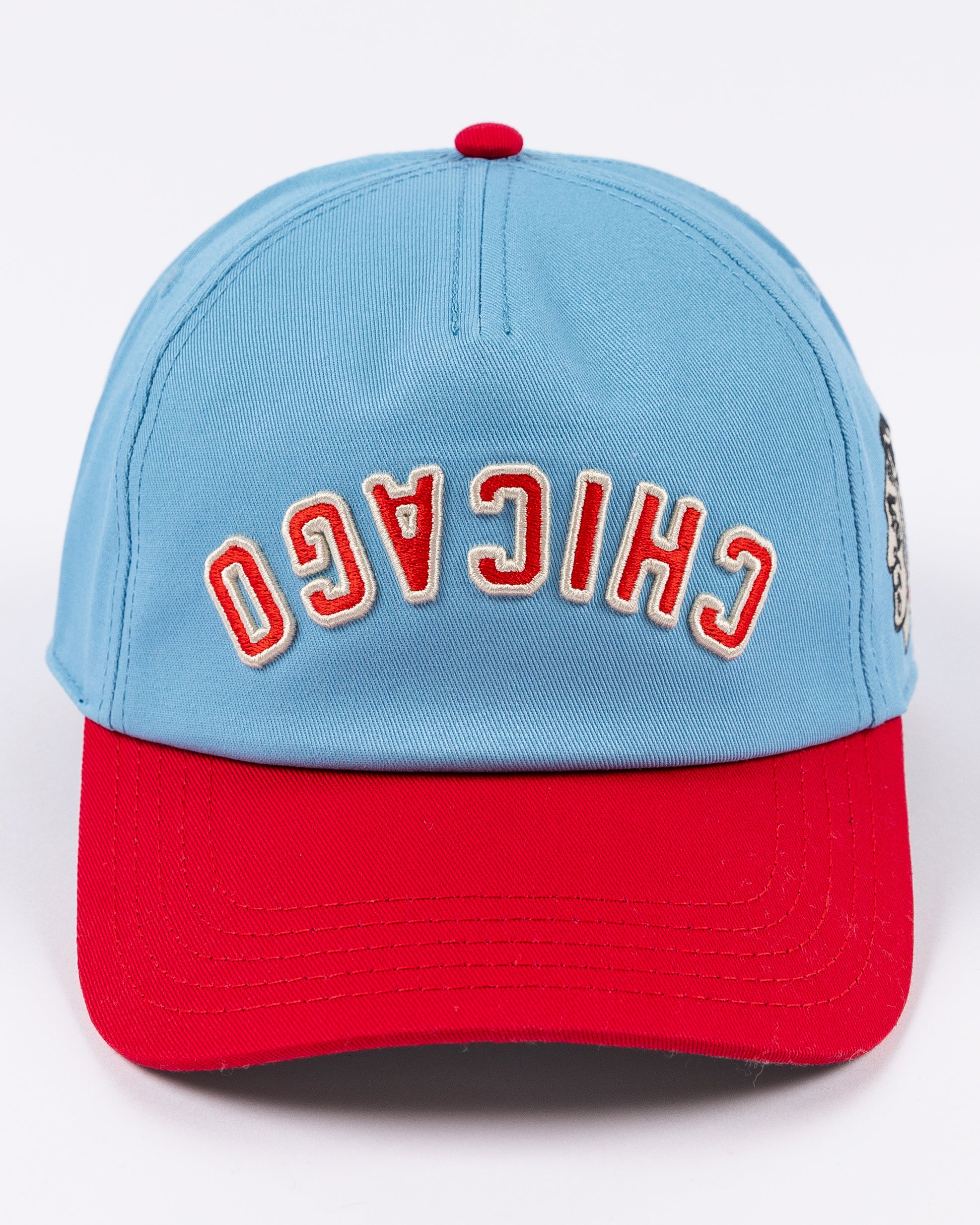American Needle Chicago Blackhawks Blue Red Reverse Front Roscoe Cap ...