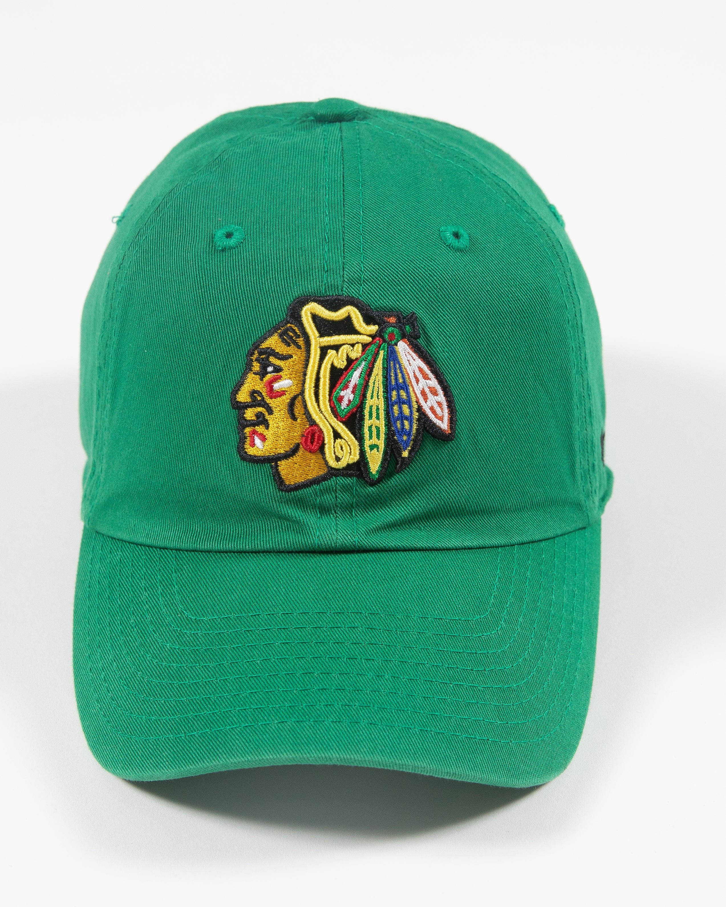 '47 Kelly Green Primary Logo Chicago Blackhawks Clean Up Cap – CBH Shop